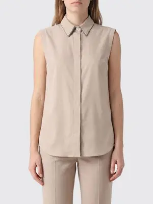 Brunello Cucinelli Brunello Cucinelli Sleeveless Shirt Earth