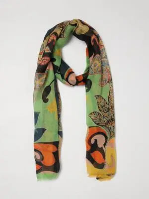 Etro Modal Blend Scarf With Floral Motif
