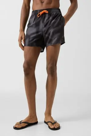 Bogner Nelson Camouflage Swim Shorts - Anthracite