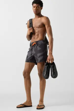 Bogner Nelson Camouflage Swim Shorts - Anthracite