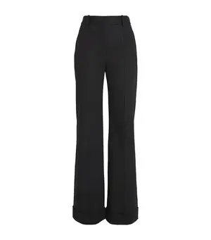 Adam Lippes Deeda Denim Tailored Trousers