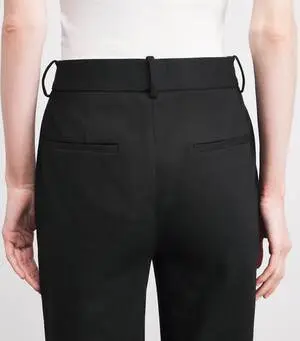 Adam Lippes Deeda Denim Tailored Trousers