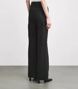 Adam Lippes Deeda Denim Tailored Trousers