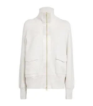Varley Roxbury Zip-up Sweatshirt - Ivory