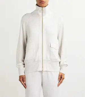 Varley Roxbury Zip-up Sweatshirt - Ivory
