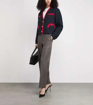 BLAZÉ MILANO Cotton-blend Riviera Cardigan