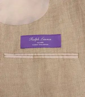 Ralph Lauren Purple Label Linen-cotton-silk Double-breasted Blazer