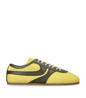Dries Van Noten Suede Dustin Sneakers - Yellow