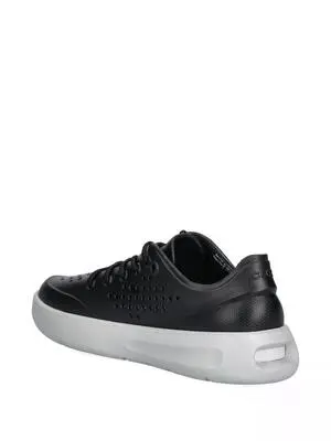 CROCS In Motion Pacer M Perforated Lace-up Sneakers - Black