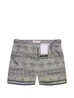 Orlebar Brown Mid-length Carnival Swim Shorts - Grey