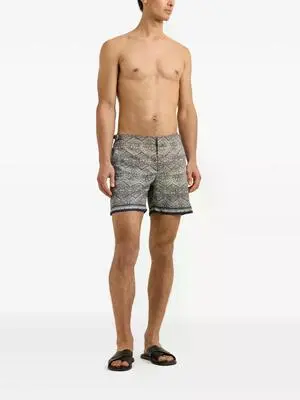 Orlebar Brown Mid-length Carnival Swim Shorts - Grey