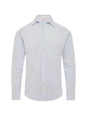 Orlebar Brown Giles Pique Shirt - Blue