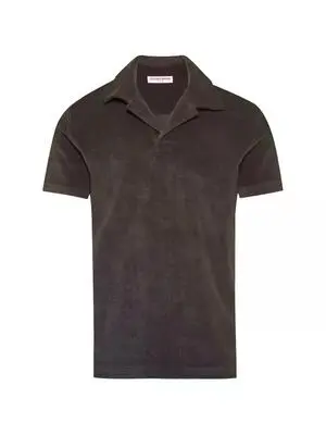 Orlebar Brown Terry Resort Short-sleeve Polo Shirt - Grey