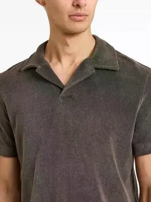 Orlebar Brown Terry Resort Short-sleeve Polo Shirt - Grey