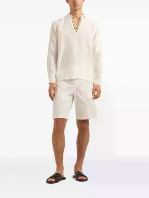 Orlebar Brown Ridley Embroidery Shirt - Neutrals