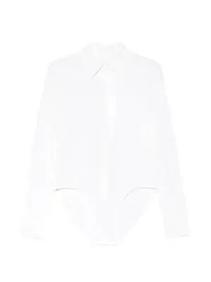 Norma Kamali Shirt-collar Jumpsuit