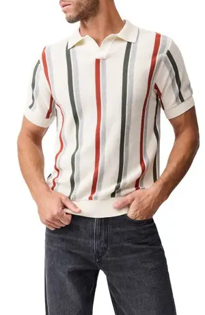 Rodd & Gunn Royce Hill Johnny Collar Polo - Coconut