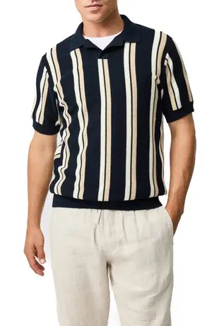 Rodd & Gunn Royce Hill Johnny Collar Polo - Midnight