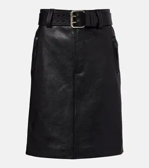 Women's Belted Pencil Skirts