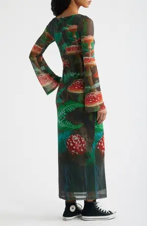 DRESSED IN LALA Long Sleeve Maxi Dress