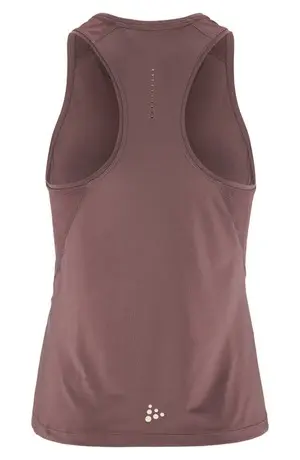 CRAFT Essence Perforated Jersey Racerback Tank - Flint