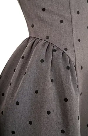 Endless Rose Polka Dot Square Neck Dress