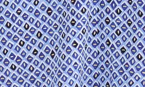 NIC+ZOE Mosaic Print Shift Dress - Blue Multi