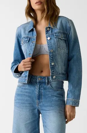 Guess Button Detailed Jackets For Women