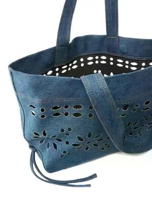 Pinko Floral Cut-out Tote Bag