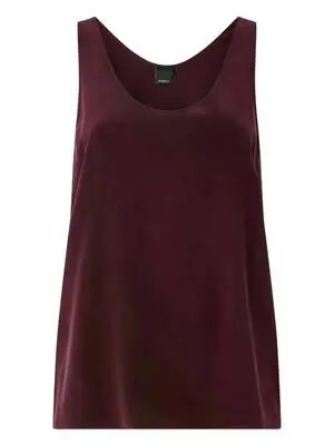 Pinko V-neck Silk Top