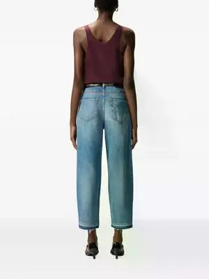 Pinko V-neck Silk Top
