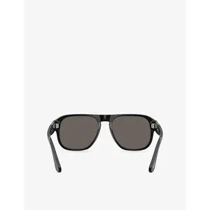 Persol Po3310s Pillow-frame Sunglasses - Black