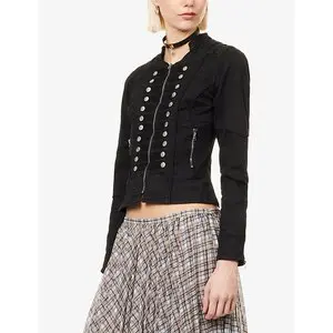 JADED LONDON Fitted Cotton Jacket