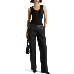 Maniere De Voir Ribbed Camis Tanks For Women