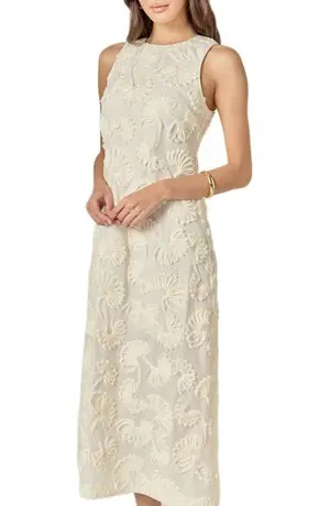 English Factory Ribbon Sleeveless Maxi Dress