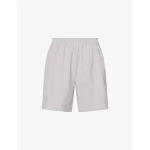 On Brand-print Stretch-woven Shorts - Alloy