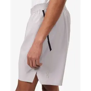 On Brand-print Stretch-woven Shorts - Alloy