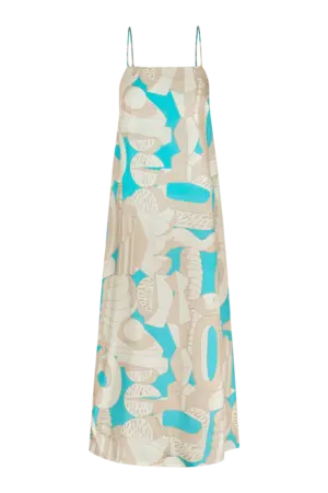 UNTITLED IN MOTION Intermission Flowy Strappy Midi Dress - Sculpting