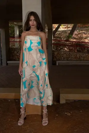 UNTITLED IN MOTION Intermission Flowy Strappy Midi Dress
