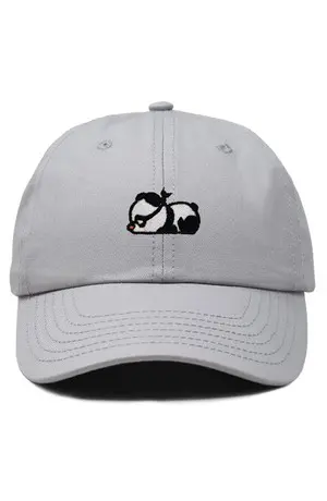 DALIX Pandit Panda Cap - Gray
