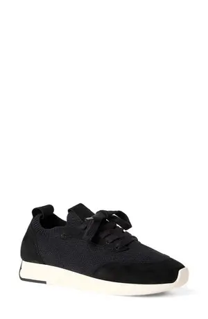 Aquatalia Rolo Knit Sneakers - Black Knit