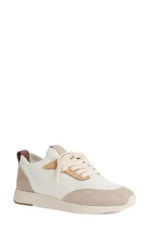 Aquatalia Rolo Knit Sneakers - Soft White
