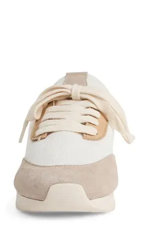 Aquatalia Rolo Knit Sneakers - Soft White