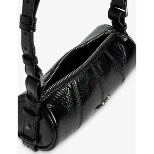 Zadig&Voltaire Leather Roudoudou Shoulder Bag - Black