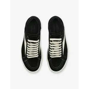 Rick Owens Vintage Suede Trainers - Black