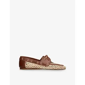 Ancient Greek Sandals Raffia Espadrilles