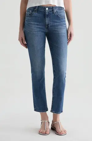 Ag Mari Ankle Slim Straight Leg Jeans - 15 Years Prague