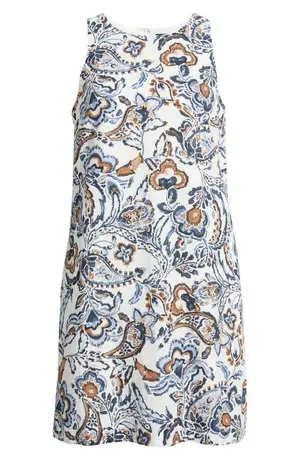 CECE DUPRAZ Floral Paisley A-line Minidress