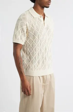 Obey Eryk Polo Sweater - Birch