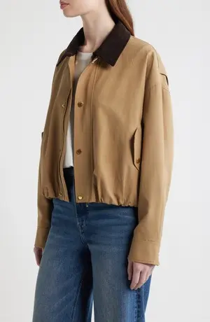 FRAME Cord Collar Barn Jacket